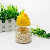 China Kids Favor Penguin Cookie Clear Plastic Packing Jar Lovely Animal Shape 350ml for sale