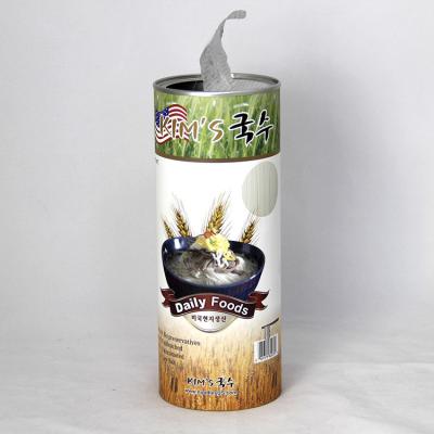 China Food Grade Aluminum Foil Lined Paper Composite Cans 80mm Diameter Custom Height for sale
