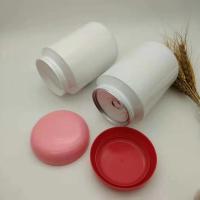 China 305# Aluminum Sealed Easy Peel Lid PET Protein Powder Can 500ml Food Grade for sale