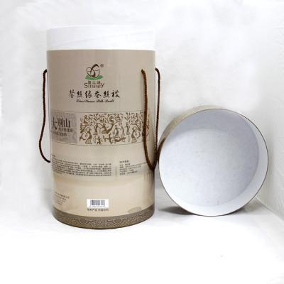China Custom Decorative Herbal Tea Paper Can 40mm to 225mm Diameter Food Grade Kraft Tube Packaging for sale