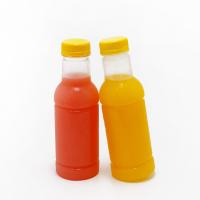 China Transparent Beverage Plastic Juice Bottle 250ml with Screw Cover for sale