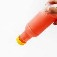 China Transparent Beverage Plastic Juice Bottle 250ml with Screw Cover for sale