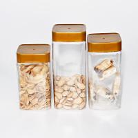 China Food Grade PET Square Plastic Can with Screw Cap 400ml-800ml for sale