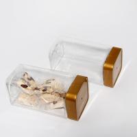 China PET Clear BPA-Free Square Storage Jar 52mm x 160mm 535ml Capacity with Screw Lid for Food Packaging for sale