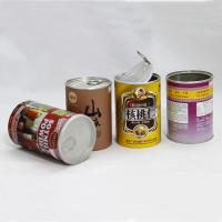 China Food Grade Paper Composite Cans 83mm Diameter for Coffee Nuts Milk Powder Packaging for sale