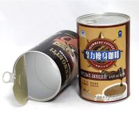 China OEM Cylinder Brown Paper Can Packaging 83mm x 100mm for Coffee Milk Powder Nuts for sale