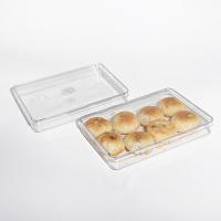 China Custom PS PET Transparent Plastic Biscuit Container Box 183×120×25mm with 400ml-1000ml Capacity FDA Food Grade for sale