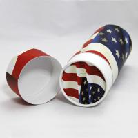 China Custom Printed Paper Tube Chocolate Packaging Round Canister Food Grade Embossing for sale