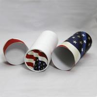 China Custom Printed Paper Tube Chocolate Packaging Round Canister Food Grade Embossing for sale