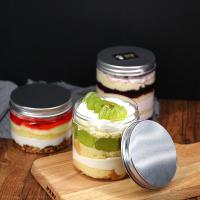 China Food Grade PET Plastic Cans 55ml to 360ml with Silver Lids Transparent Clear Packaging for sale