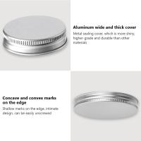 China Food Grade PET Plastic Cans 55ml to 360ml with Silver Lids Transparent Clear Packaging for sale