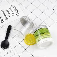 China Food Grade PET Plastic Cans 55ml to 360ml with Silver Lids Transparent Clear Packaging for sale