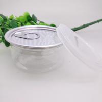 China Food Grade PET Plastic Can with Aluminum Easy Open Lid 100ml 360ml for Dry Food Packaging for sale