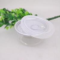 China Food Grade PET Plastic Can with Aluminum Easy Open Lid 100ml 360ml for Dry Food Packaging for sale