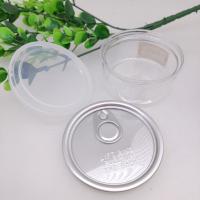 China Food Grade PET Plastic Can with Aluminum Easy Open Lid 100ml 360ml for Dry Food Packaging for sale