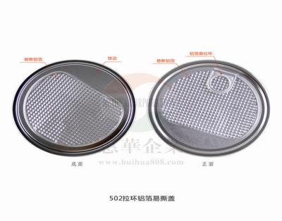 China Eco-Friendly Aluminum Foil Easy Open End 502# - 126mm Diameter, 0.21-0.23mm Thickness for PET Bottles and Composite Cans for sale