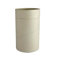 China Recycled Brown Cardboard Paper Tube Packaging 83mm Diameter Eco-Friendly Cylinder Box for Gifts T-Shirts Tea for sale