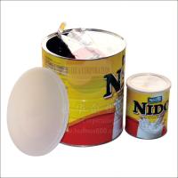 China Empty Tin Plate Cans for Seafood Tomato Powder Packing 73mm to 127mm Diameter for sale