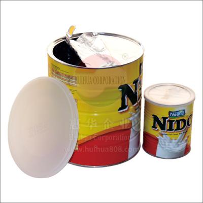 China Empty Tin Plate Cans for Seafood Tomato Powder Packing 73mm to 127mm Diameter for sale
