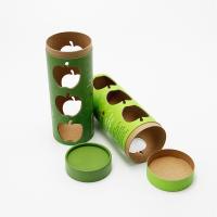 China Custom Round Kraft Paper Can 83.3mm Diameter Full Color Printing Eco Friendly Packaging Tube for sale