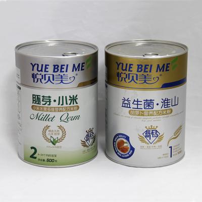 China Food Grade Paper Composite Cans 99mm x 130mm for Milk Powder Packaging SGS FDA Certified for sale