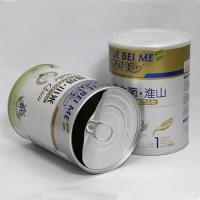 China Food Grade Paper Composite Cans 99mm x 130mm for Milk Powder Packaging SGS FDA Certified for sale