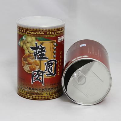 China CMYK Printed Kraft Paper Composite Cans 126mm Diameter for Dried Fruits Nuts Candy OEM for sale