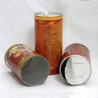 China CMYK Printed Kraft Paper Composite Cans 126mm Diameter for Dried Fruits Nuts Candy OEM for sale