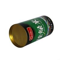 China Food Grade Kraft Paper Composite Can 126mm with Movable Tin Lid for Rice Tea Dried Food for sale