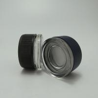 China 1oz Childproof Screw Cap Cosmetic Jars Push Safety Caps Jar for sale