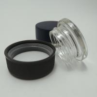 China 1oz Childproof Screw Cap Cosmetic Jars Push Safety Caps Jar for sale