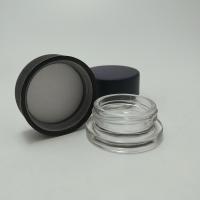 China 1oz Childproof Screw Cap Cosmetic Jars Push Safety Caps Jar for sale