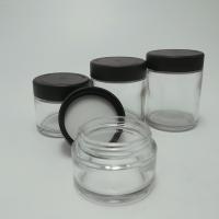 China Child Resistant Caps CBD Herbs Packaging Clear Glass Jar for sale