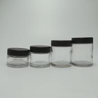 China Child Resistant Caps CBD Herbs Packaging Clear Glass Jar for sale
