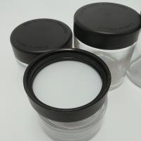 China Child Resistant Caps CBD Herbs Packaging Clear Glass Jar for sale