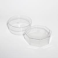China Bakery Octagonal PET Disposable Biscuit Cookies Clamshell Box 147x147x54mm 500ml for sale