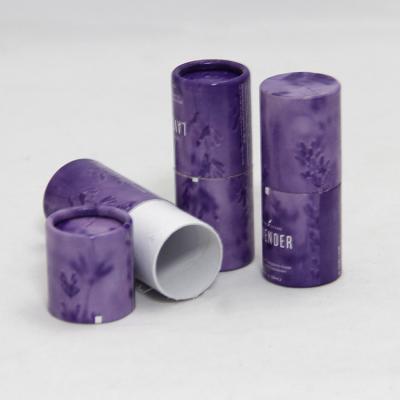 China Pantone Purple Paper Tube Packaging for sale