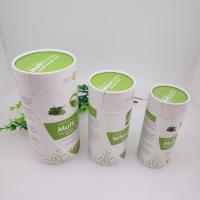 China Round Shape Cardboard Packaging Tube / Paper Cylinder Packaging for sale