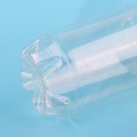 China Transparent Plastic Soda Drink Can 350ml with Aluminum Lid - 57×122mm PET Bottle for sale