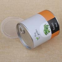 China Wholesale Protein Powder Jar Empty Paper Coffee Cans Packaging 83x100mm Eco-Friendly Kraft Paper for sale
