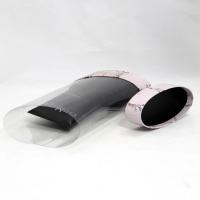 China Custom CMYK Matte Lamination Paper Tube Cosmetic Container 65mm Diameter with PVC Window for sale