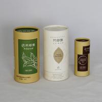 China Recyclable Paper Tube Packaging for Tea 48mm x 175mm FDA Certified for sale