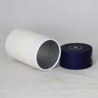 China Matte Lamination Cylindrical White Cardboard Paper Tube For Gift Packaging for sale