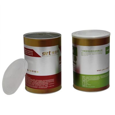 China Custom Paper Composite Cans for Milk Powder Packaging - 52.3mm to 126.5mm Diameter, 3000 PCS MOQ for sale
