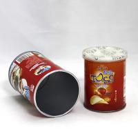 China Lovely Red Paper Composite Cans with Aluminium Foil for Candy Packaging for sale
