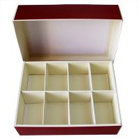 China Eco-Friendly Square Red Printed Recycled Cardboard Gift Boxes for Moon Cake Cookies Chocolate Packaging for sale