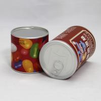 China Paper Tube Candy Packaging , Embossing Printing round canister for sale
