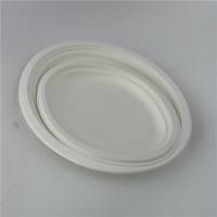 China Disposable Sugarcane Bagasse Paper Plates 6-10 Inch Biodegradable Compostable for Events & Catering for sale