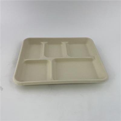 China Disposable Sugarcane Bagasse Paper Plates 6-10 Inch Biodegradable Compostable for Events & Catering for sale