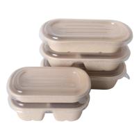 China 900ml Disposable Sugarcane Bamboo Pulp Bowl - 100% Biodegradable, 120°C Heat Resistant Eco Tableware for sale